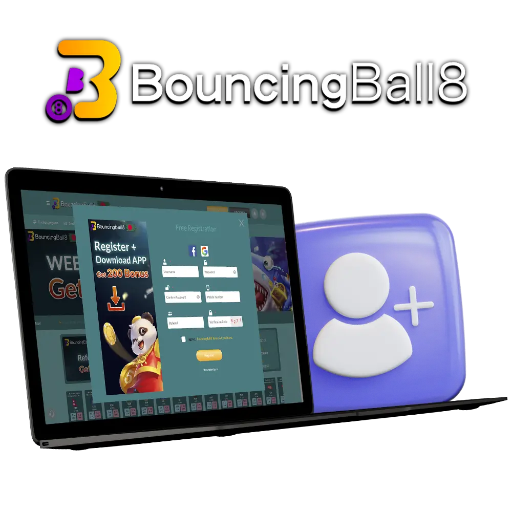 BouncingBall8 Registration & Account Verification in Bangladesh